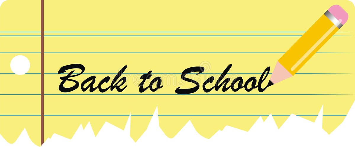 Back To School Pencil Paper Stock Illustrations – 25,767 Back To School ...