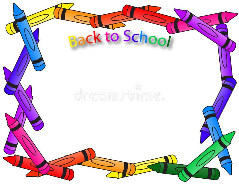 Back to school stock image. Image of border, isolated - 14925009