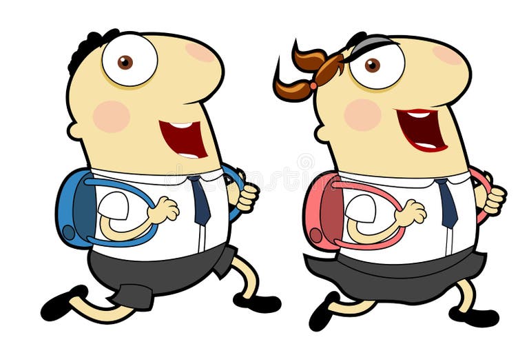 Hurry To School Stock Illustrations – 415 Hurry To School Stock ...