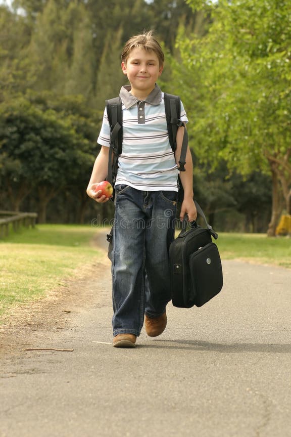 3,428 Boy Walking To School Stock Photos - Free & Royalty-Free Stock ...