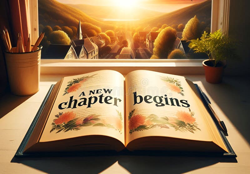 Back To School T-shirt Design with Open Book and Sunrise Stock ...