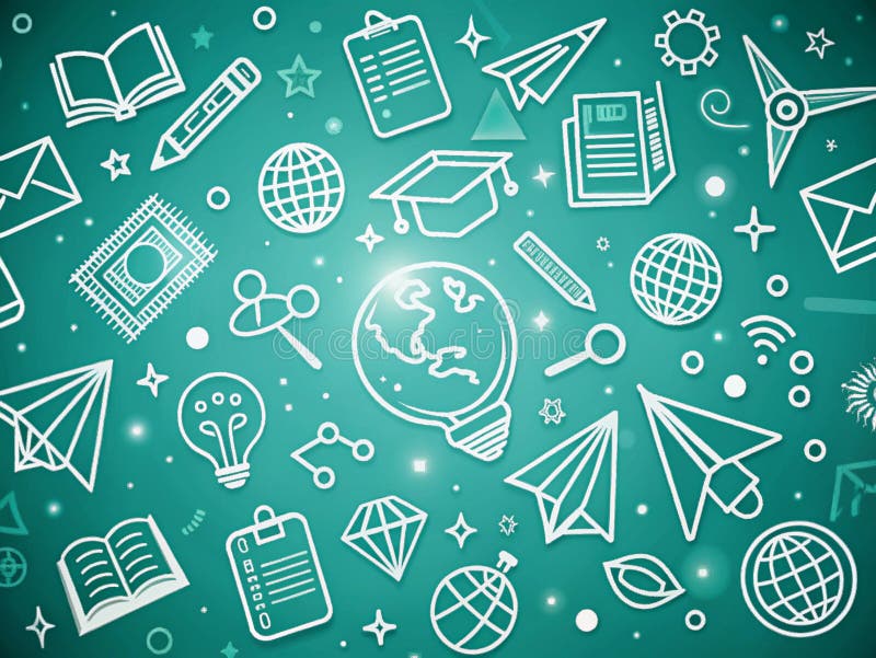 Back To School Education Background Generative Ai Stock Illustration ...