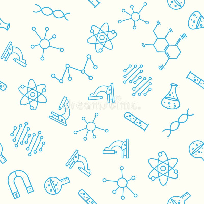 Science pattern stock vector. Illustration of magnetism - 30601251