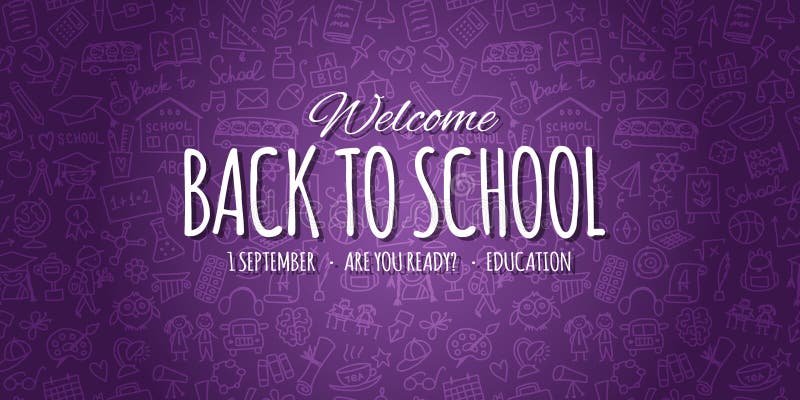 Back To School, Background for Your Design Stock Vector - Illustration ...
