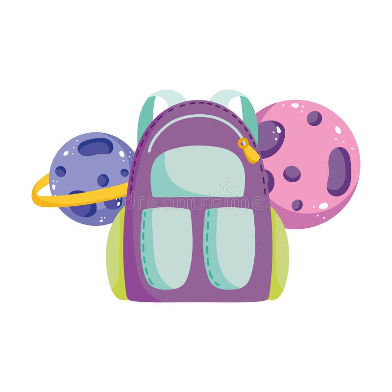 Back To School, Backpack and Solar System Planets Elementary Education ...