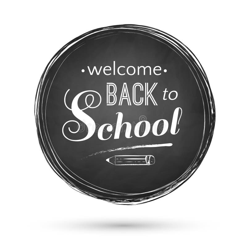 Back to School banner stock vector. Illustration of chalkboard - 52391514