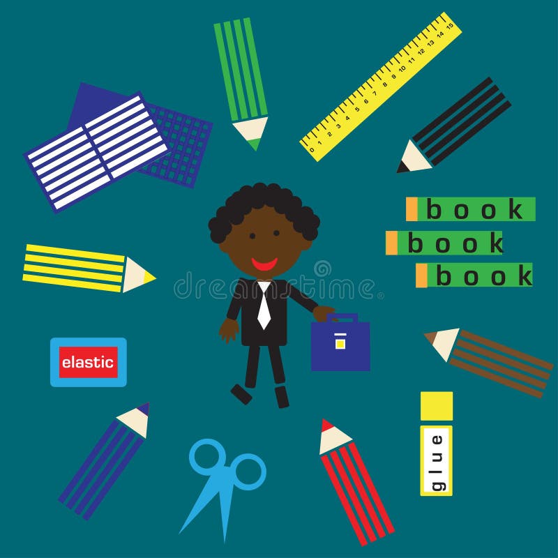 Cartoon Boy School Subjects Stock Illustrations – 124 Cartoon Boy ...