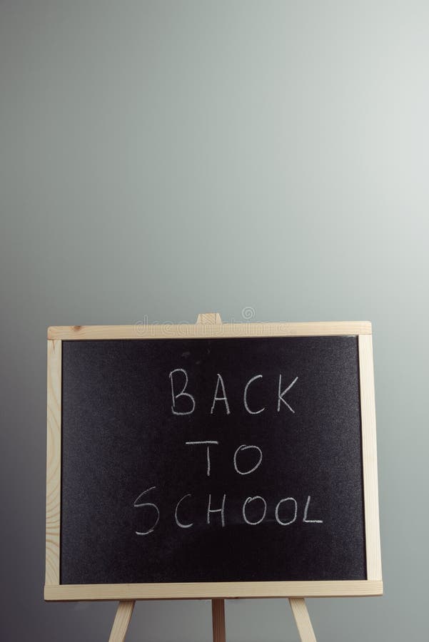 Back To School Blackboard, Chalkboard. Stock Image - Image of empty ...