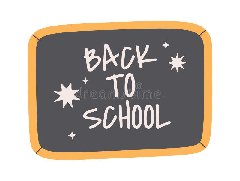 Back To School Blackboard Flat Icon School Class Interior Element Stock ...