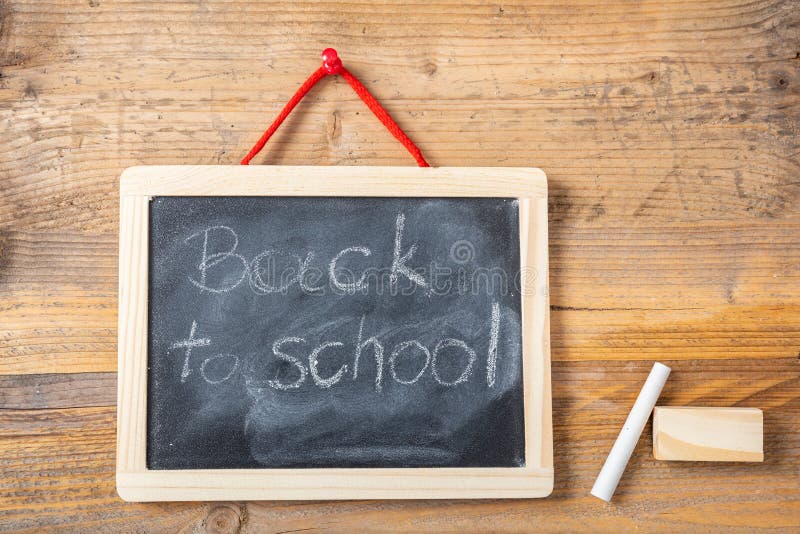 BACK TO SCHOOL KEEP YOUR DISTANCE Text Against Black Background ...