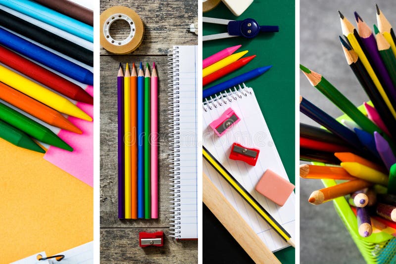 Back to school collage stock image. Image of homework - 95909367