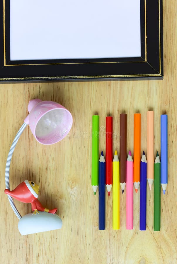 Back To School. Colorful Office and Study Art Stationery Objects Stock ...