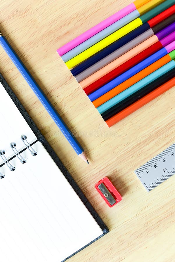 Back To School. Colorful Office and Study Art Stationery Objects Stock ...