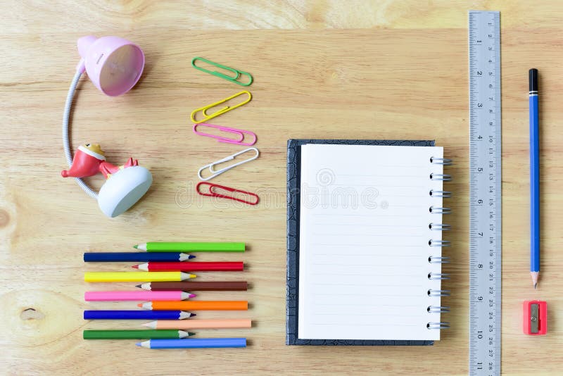 Back To School. Colorful Office and Study Art Stationery Objects Stock ...
