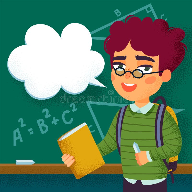 Student Answering Stock Illustrations – 480 Student Answering Stock ...