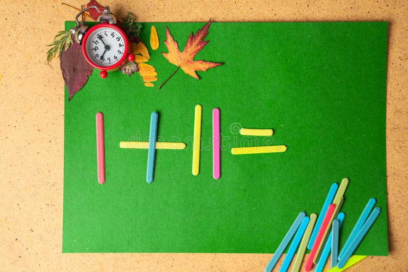 Counting Sticks Multicolor Texture Stock Photo - Image of counting ...