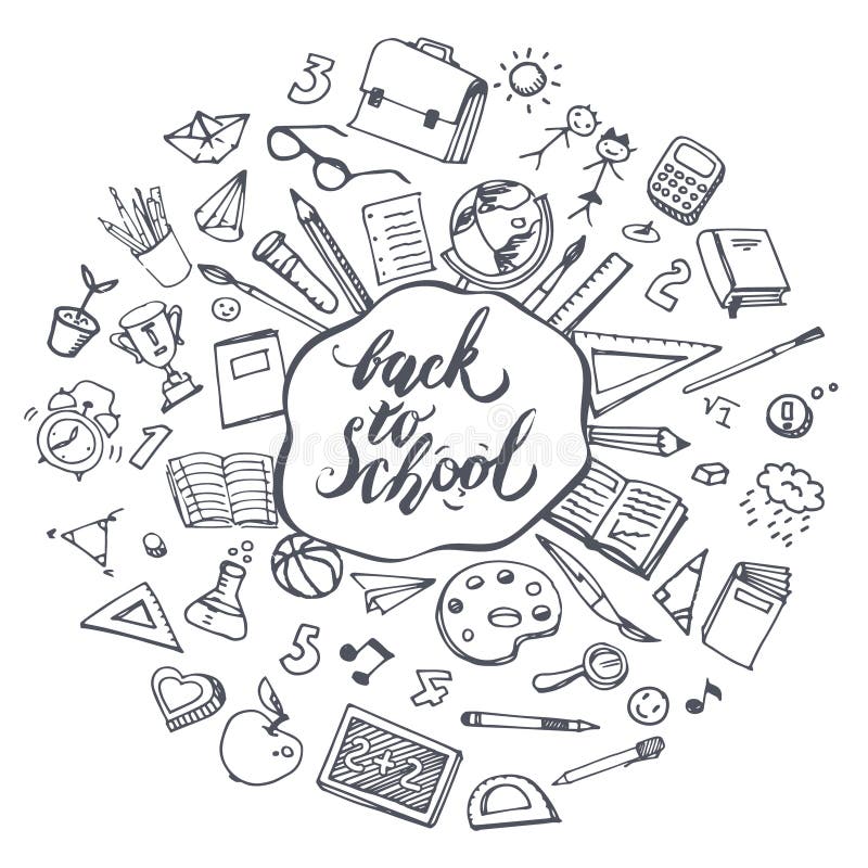 Back to school. stock vector. Illustration of education - 87974450