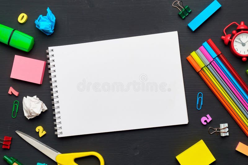 Back To School. Notepad With School Supplies. Picture Image: 21135808