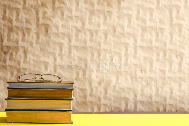 Back To School Concept. Stack of Books Stock Image - Image of ...