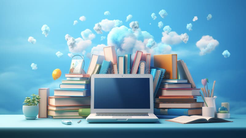 Back To School Concept, Study Supply, Book and Pencil, Notebook Stock ...