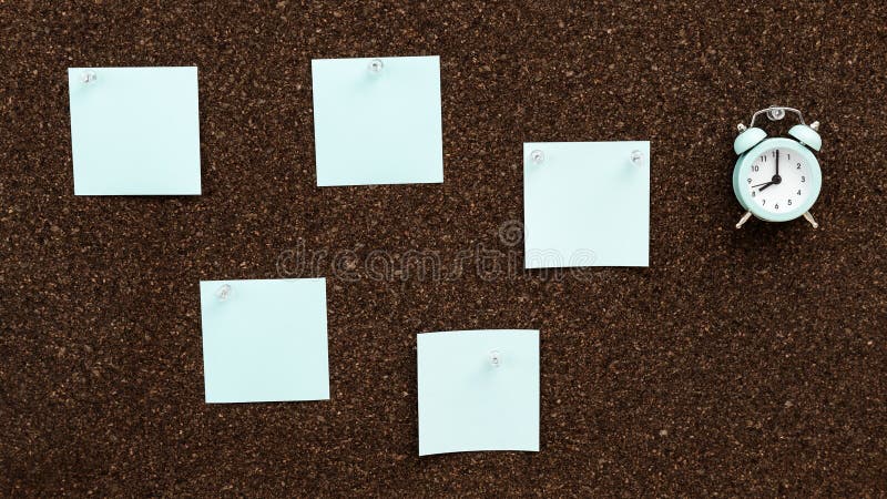 Back To School Concept. Working from Home and Time Management Stock ...