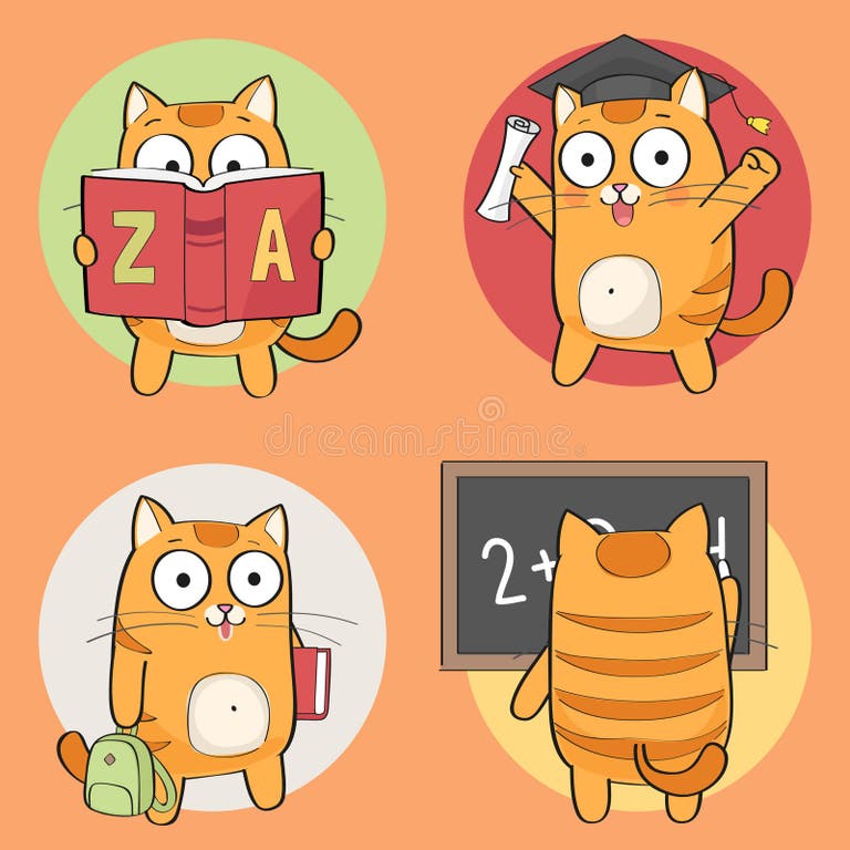 School Cat Stock Illustrations – 17,989 School Cat Stock Illustrations ...