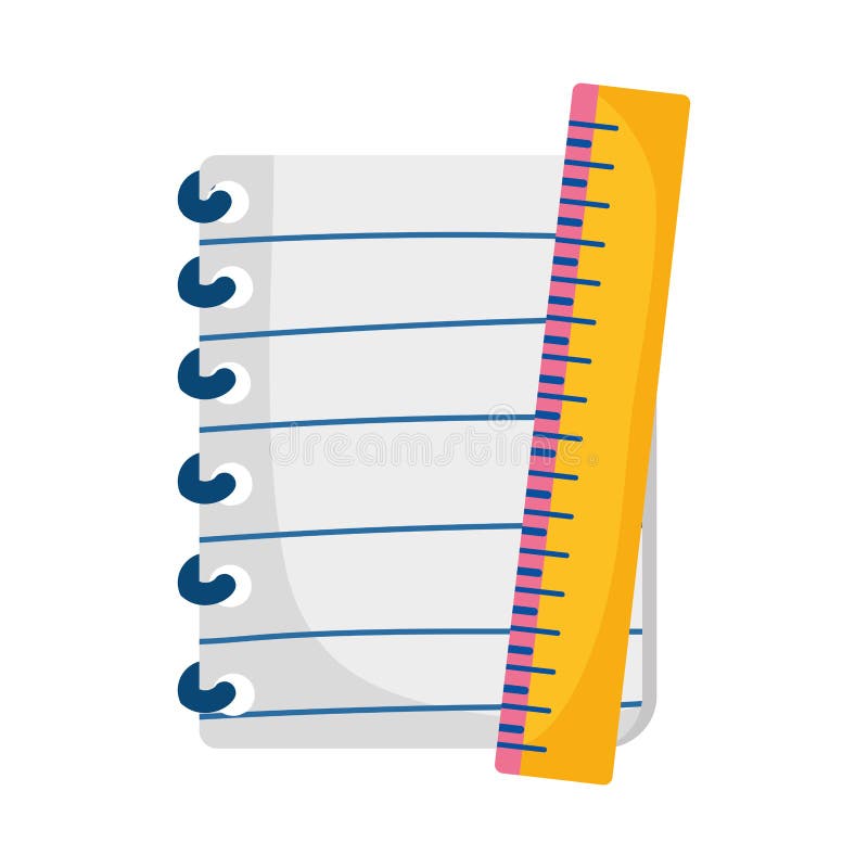 Education Notebook Calculator Ruler Protractor Crayons School ...