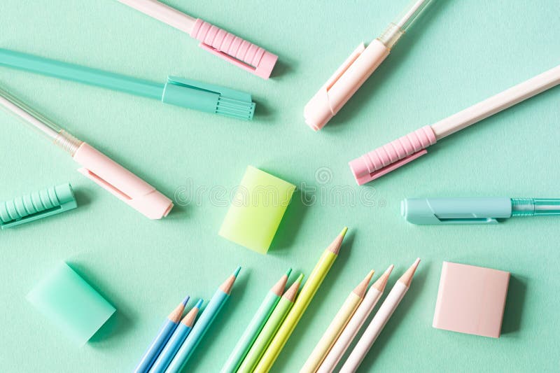 Back To School, Education and Work Concept. Stationery for Learning ...