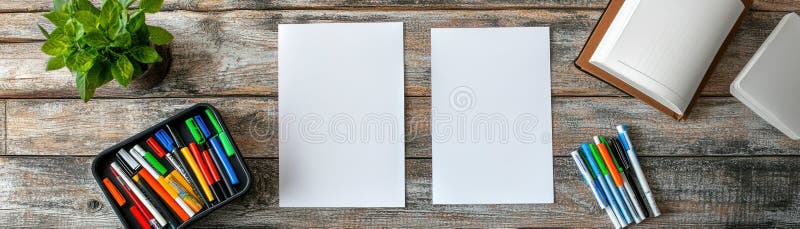 Back To School Essentials, an Artistic Overhead View of Back To School ...