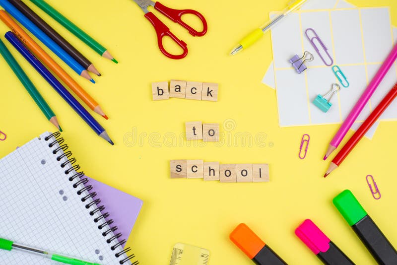 Back To School Essentials Discovering Colorful Stationery and Supplies ...