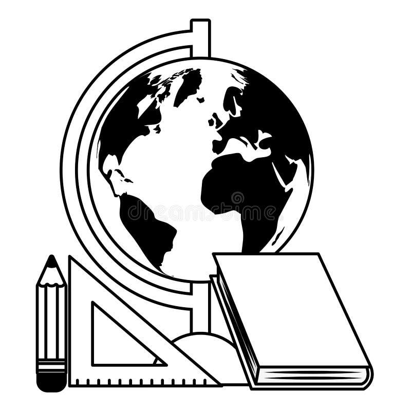 Back to school flat design stock illustration. Illustration of back ...