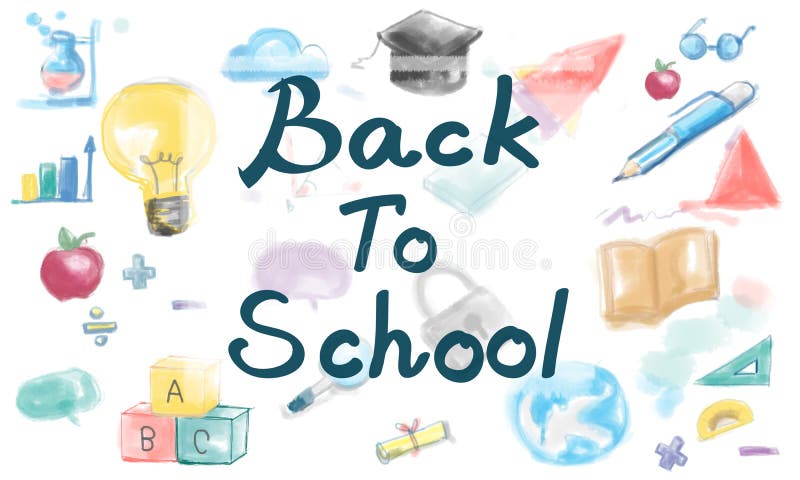 Back To School Fun Education Learning Concept Stock Image - Image of ...