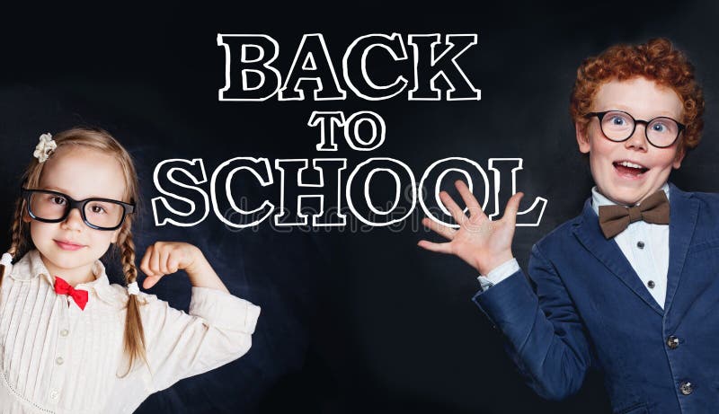 Back To School. Happy Children Having Fun Stock Image - Image of ...