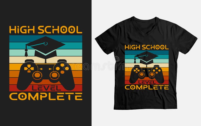 Back To School High School Level Complete 1st Day of School T-Shirt ...