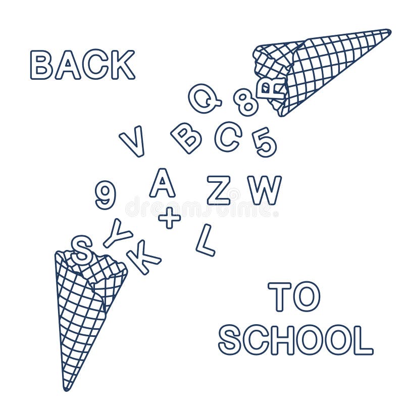 Cones Letters Stock Illustrations – 354 Cones Letters Stock ...