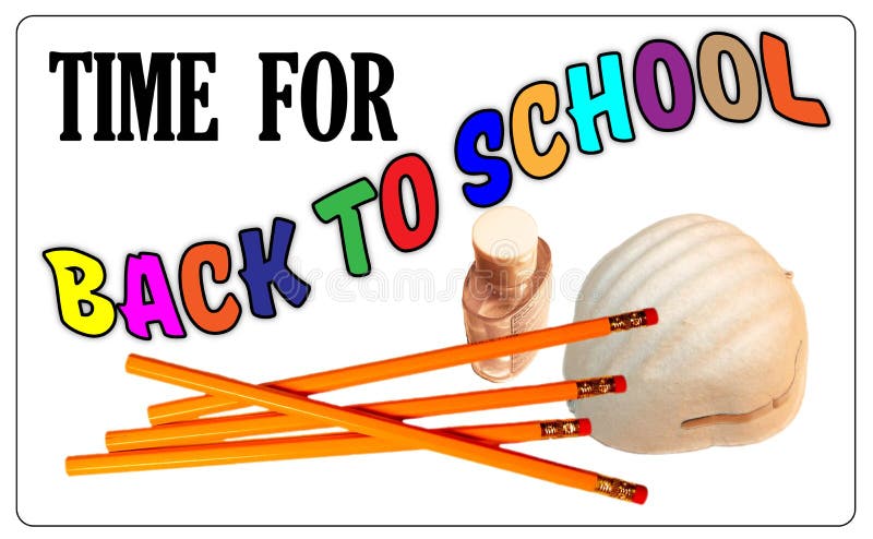 Back to School time 2020 stock illustration. Illustration of cleaning ...