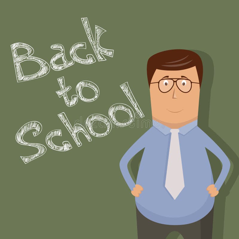 Welcome back to class stock vector. Illustration of school - 25766814