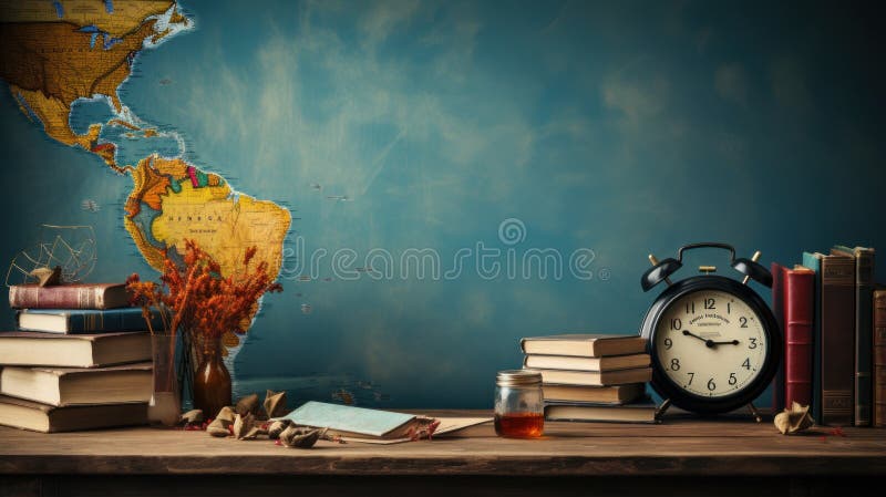 Back To School International Education Day Theme Background Stock ...