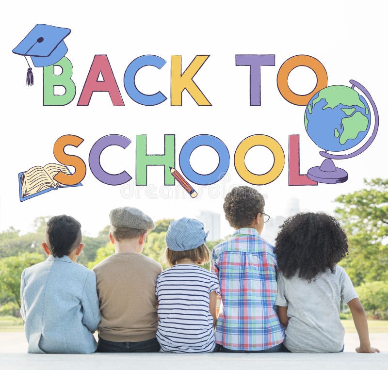 Back To School Kids Education Concept Stock Photo - Image of asian ...