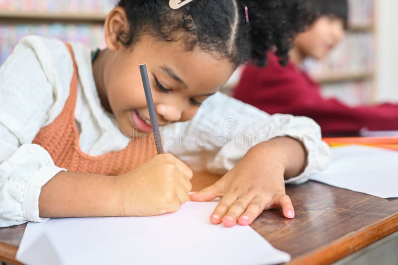 Kids Education Knowledge, Child in Classroom at School Stock Photo ...