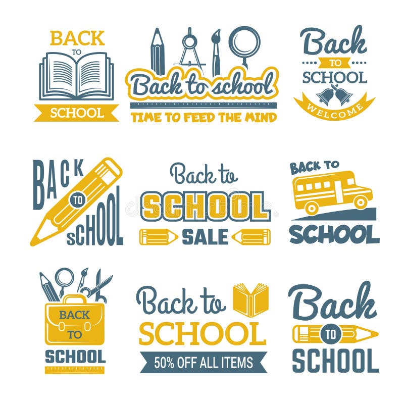School Labels Stock Illustrations – 3,819 School Labels Stock ...