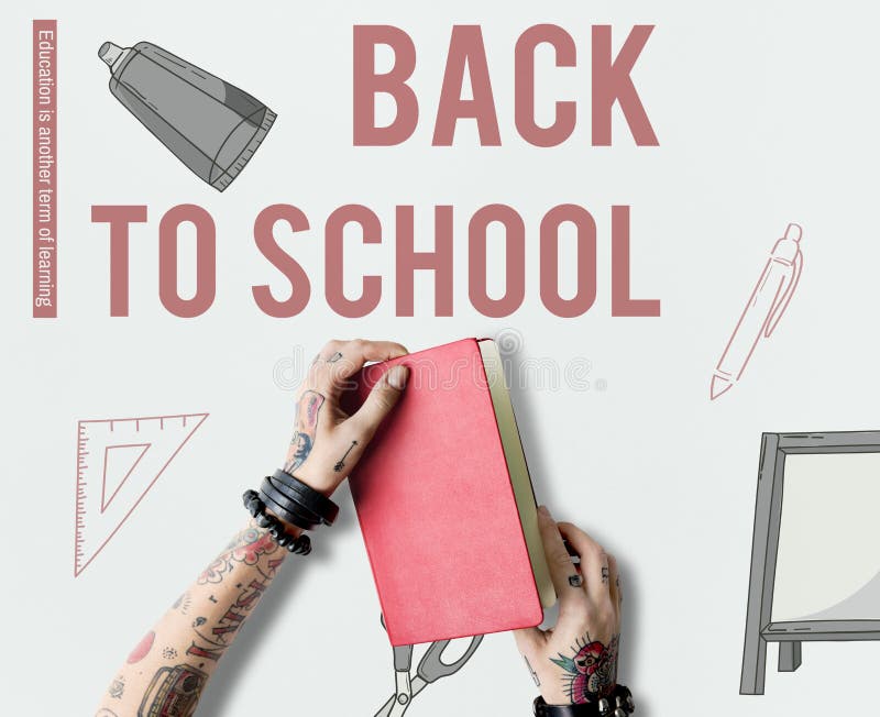 Back To School Learning Icon Concept Stock Photo - Image of education ...