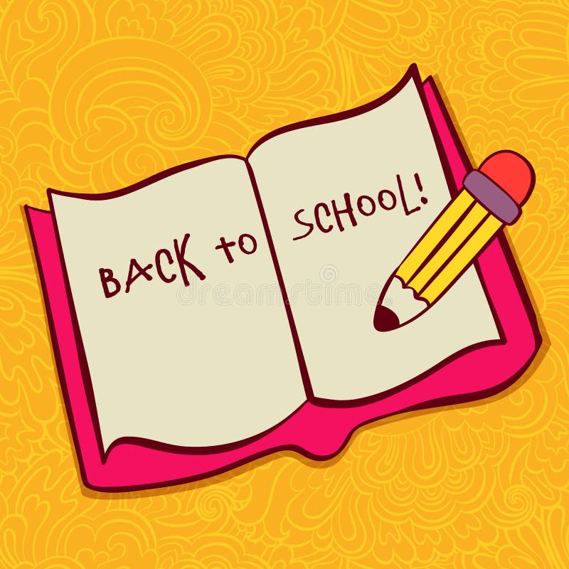 Back To School Looking Design Layout Stock Illustrations – 37 Back To ...