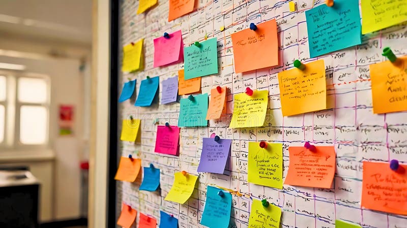 Back To School with Notes Background Creates a Creative Atmosphere ...