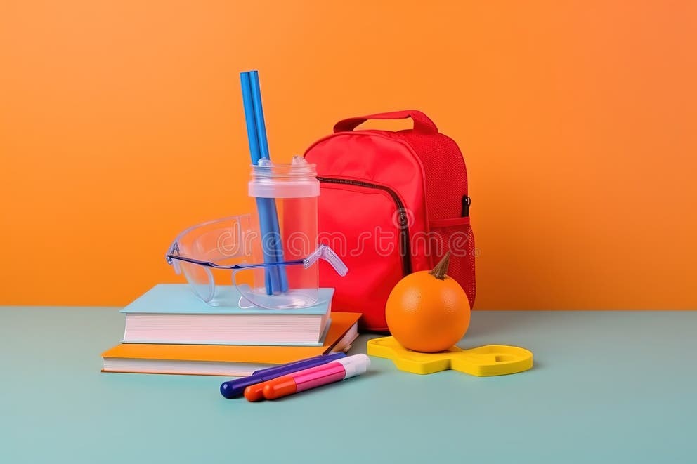 Back To School & Online School Concept. Back To School & Online School ...