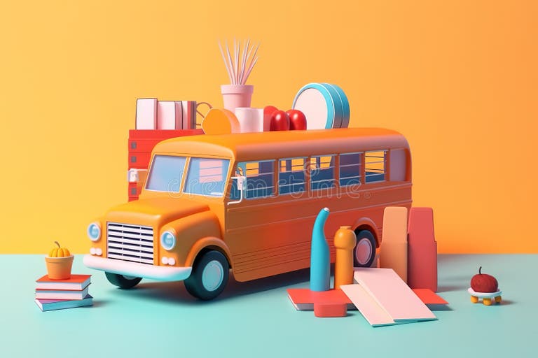 Back To School & Online School Concept. Back To School & Online School ...