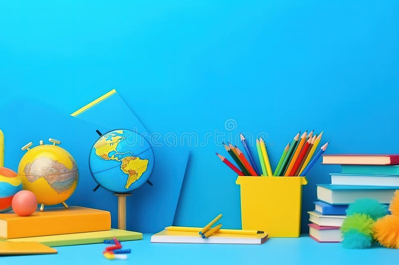 Back To School & Online School Concept. Back To School & Online School ...