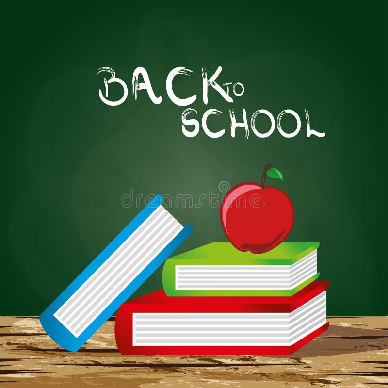 Back to school stock vector. Illustration of notebooks - 33258474