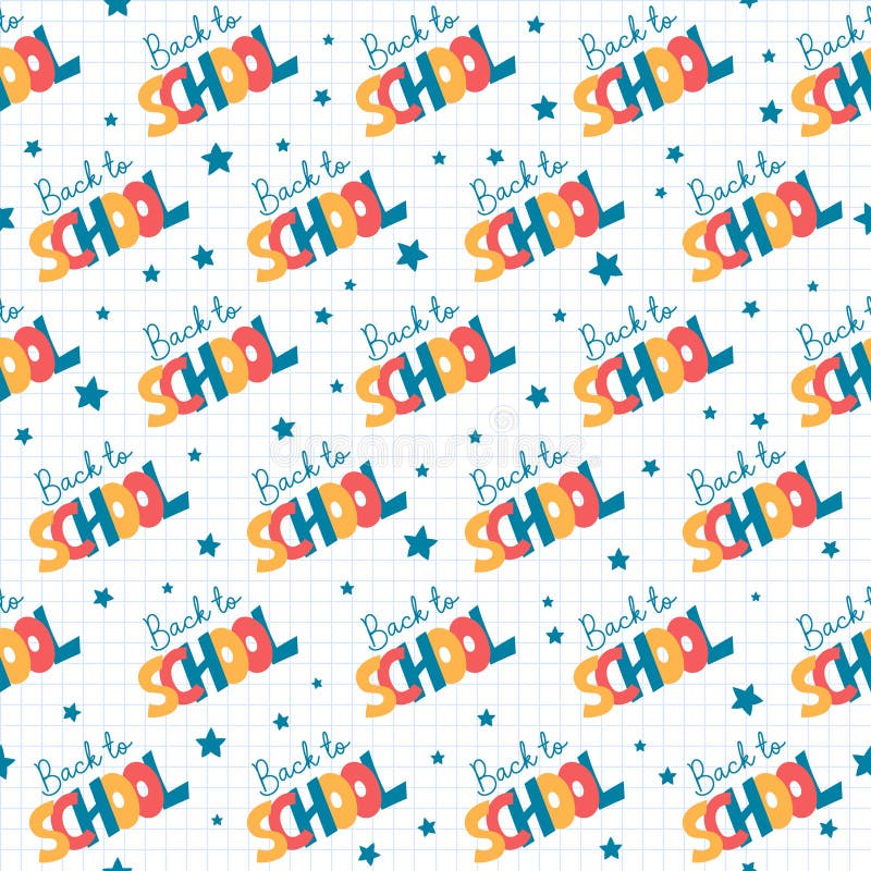Back To School Stars Background Stock Illustrations – 612 Back To ...