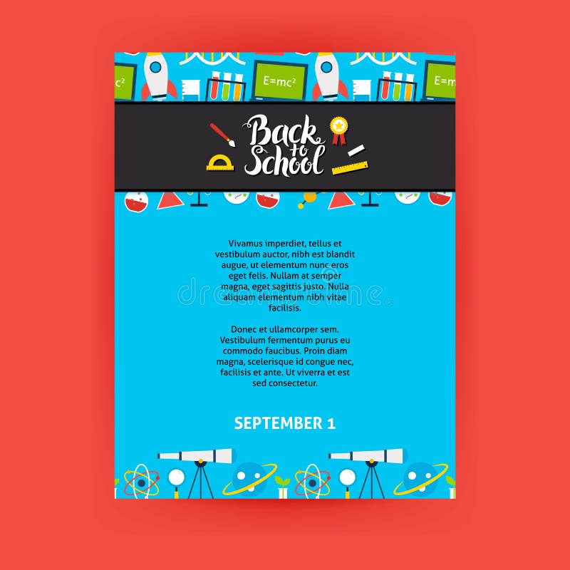 Back To School Scrapbooking Poster Stock Illustrations – 146 Back To ...